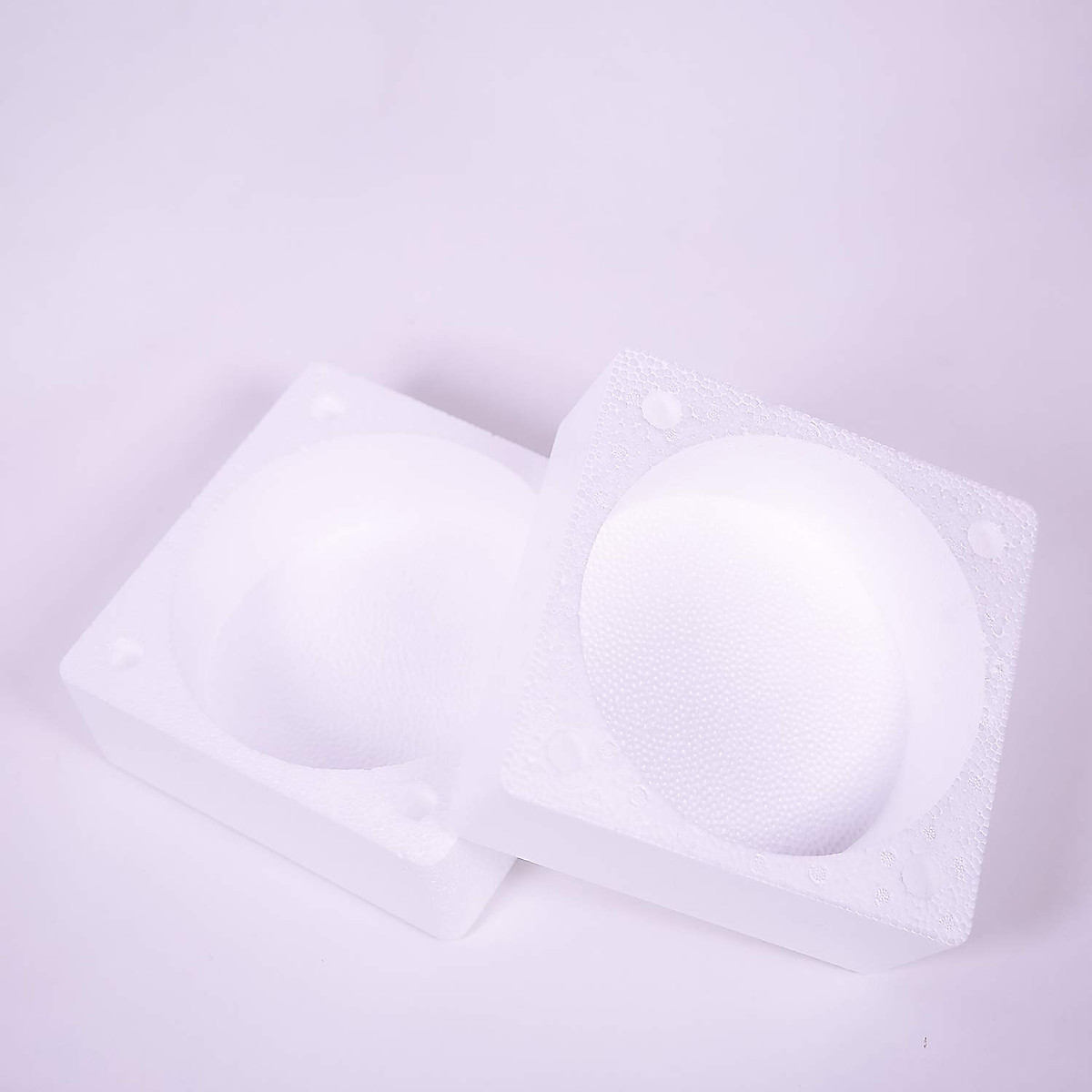 TAIFENG G Note Throat Chakra Blue Colored Quartz Frosted Crystal Singing Bowl 8 inch