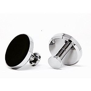 HOME SO Suction Cup Hooks for Shower, Bathroom, Kitchen, Glass Door, Mirror, Tile – Loofah, Towel, Coat, Bath Robe Hook Holder for Hanging up to 15 lbs – Waterproof & Rustproof, Chrome (2-Pack) …