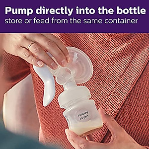 Philips AVENT Manual Breast Pump, SCF430/30, Clear