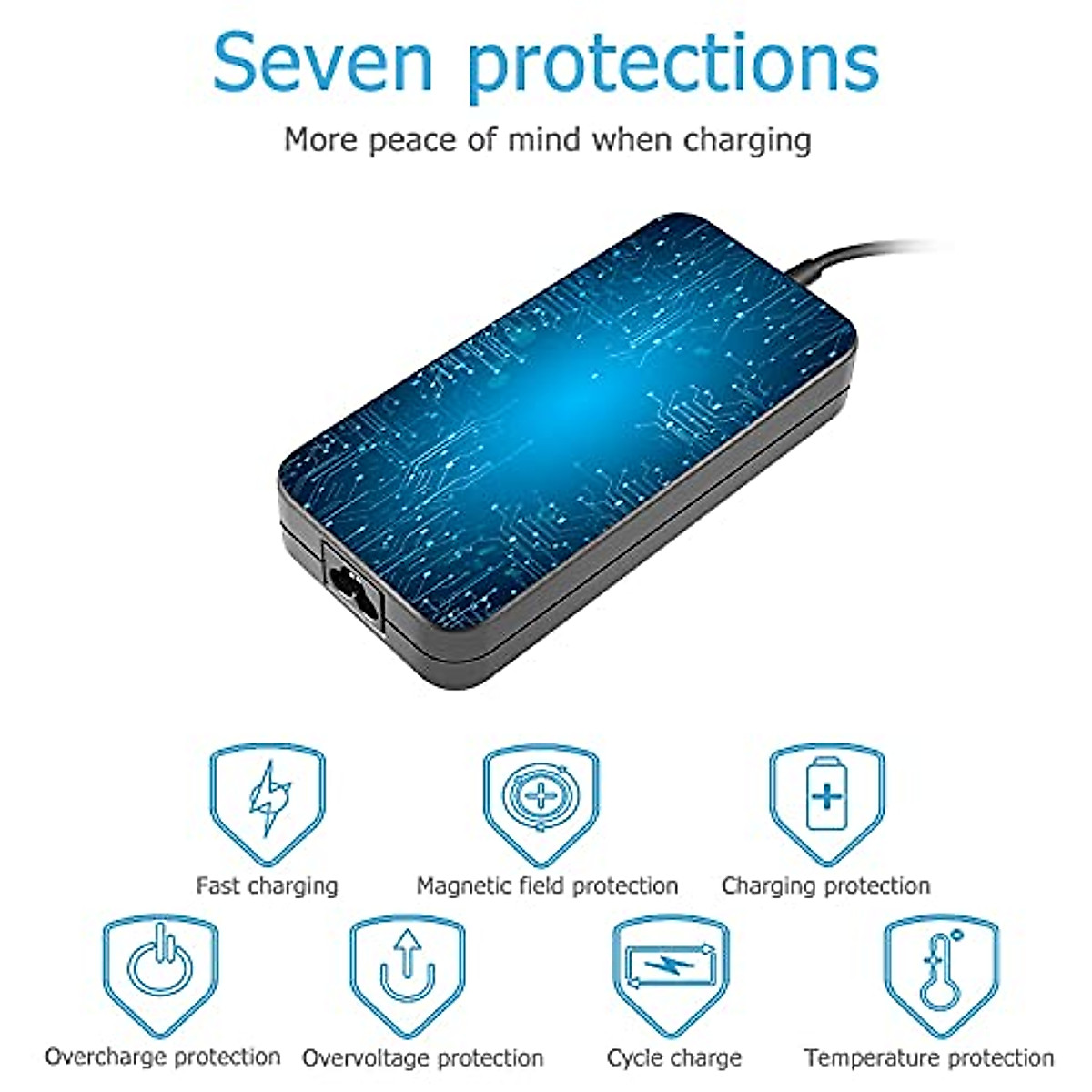 180W AC Charger Compatible with Asus A20-180P1A TUF FX566IV FX506IH FX506II FX506IU FX506IV FA706 FA706IU TUF706 FX766IU TUF766 ROG Zephyrus G14 GA401QE GA401QM Laptop Power Supply Cord