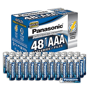 Panasonic Energy Corporation LR03XE/48PC Platinum Power Long Lasting AAA Alkaline Battery, 48 Pack