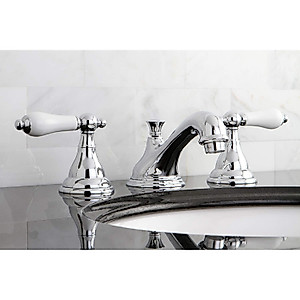 KINGSTON BRASS KS5561PL Royale Widespread Bathroom Faucet, Polished Chrome