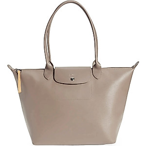 Longchamp Le Pliage City Coated Canvas Large Shoulder Tote, Taupe