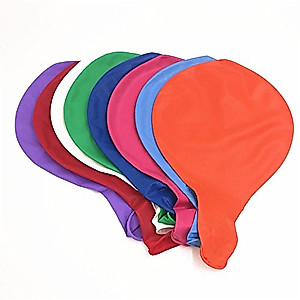 AnnoDeel 15pcs 36 inch Large Round Latex Balloons, Super Big Thick Latex Balloons for Photo Shoot Birthday Wedding Party Decorations,Assorted Colors