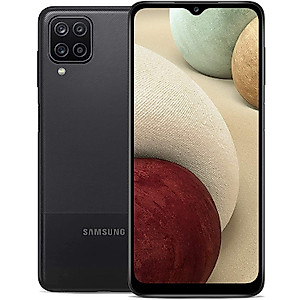 SAMSUNG Galaxy A12 | 32 GB | Quad Camera | 5000mAh Battery | SM - A125U | Black | for T-Mobile (Renewed)