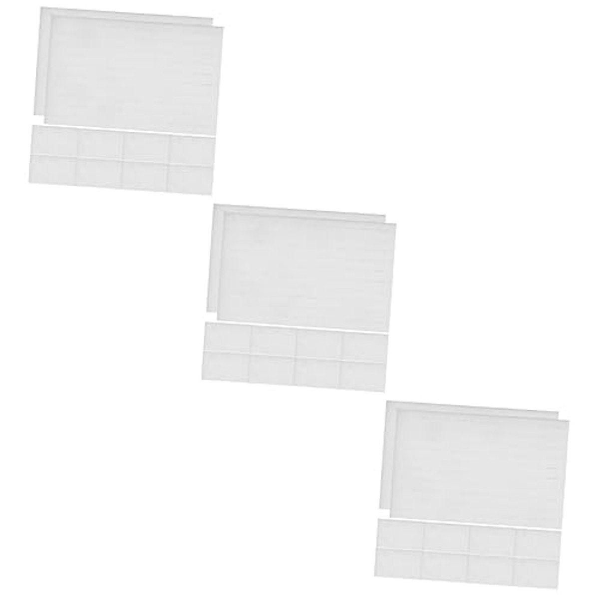 Alipis 30 pcs jewelry box pad ring foam insert ring insert trays earrings showcase trays showcase display trays ear stud pad drawer tray ring display pad sponge white mosaic ring holder