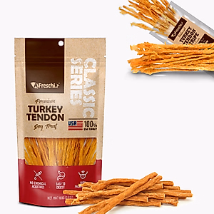 AFreschi Turkey Tendon for Dogs(Thin Stick+Strip)