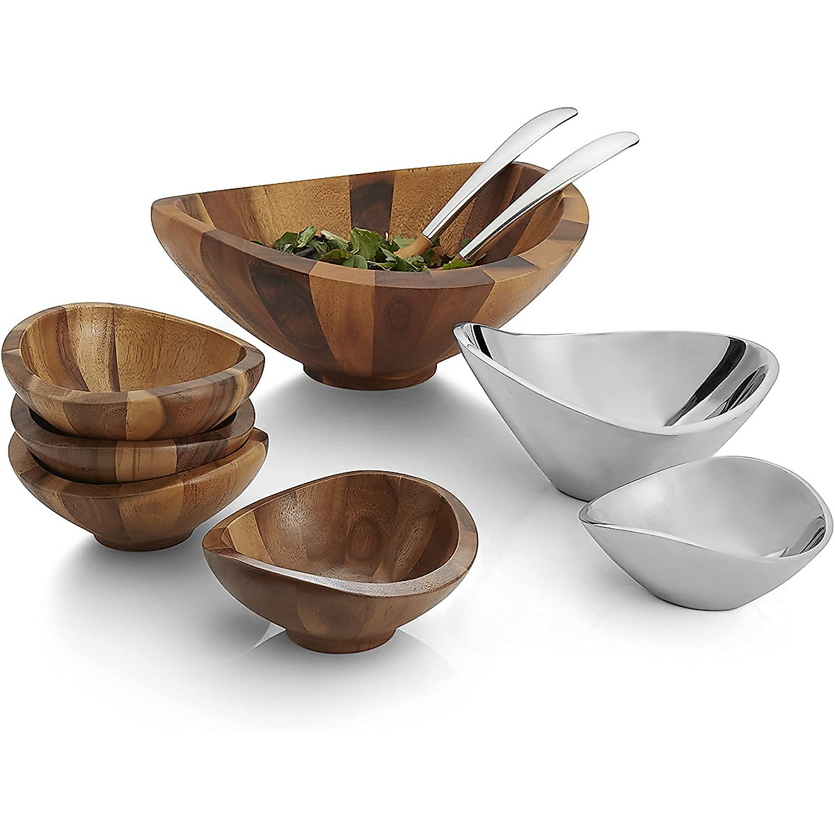 Nambe Grande 16-Inch Butterfly Bowl