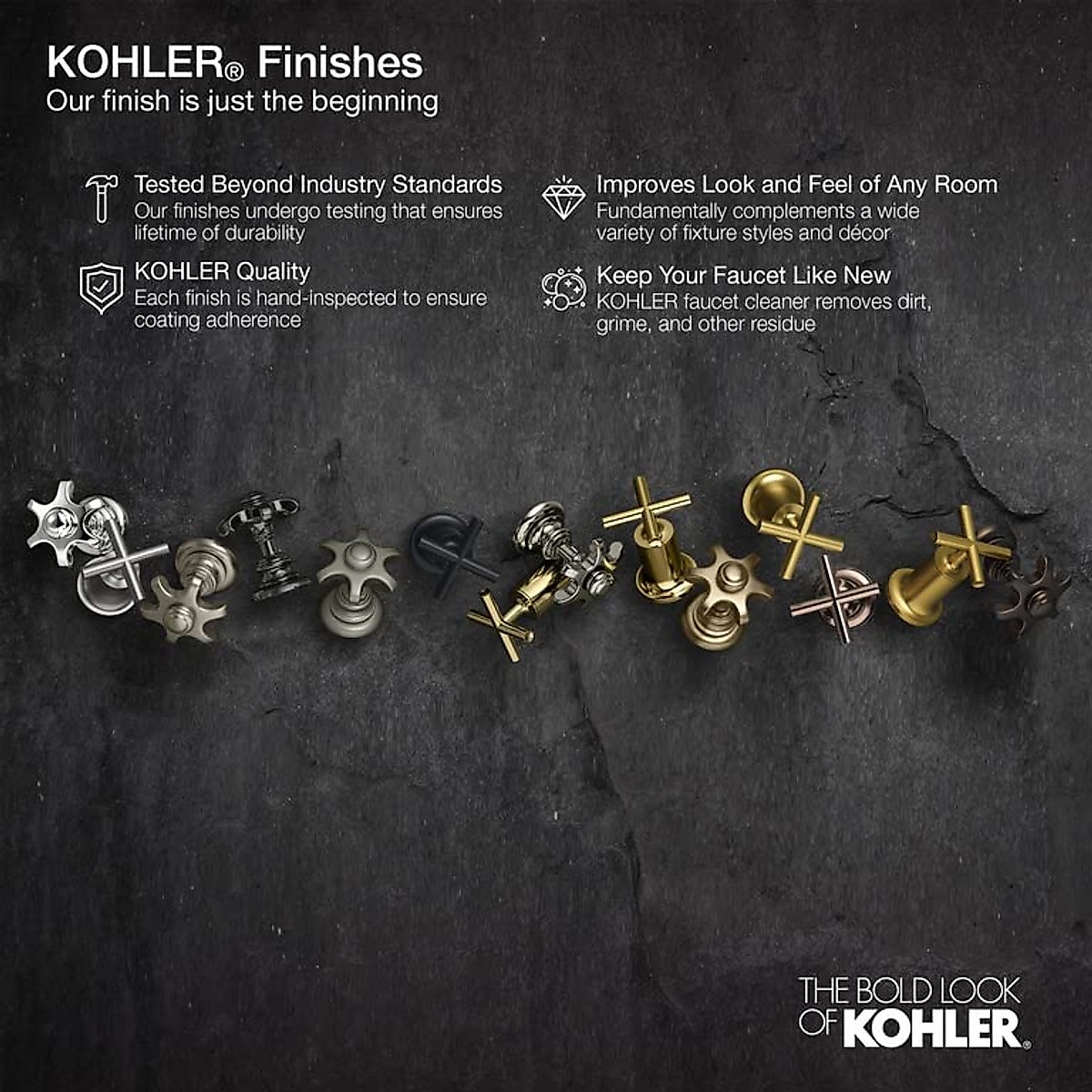 KOHLER K-22035-CP Simplice Laundry Sink Faucet, Single Handle, Pull Down Faucet , 2-function Spray Head, 3-hole Install, Utility Sink Faucet in Polished Chome