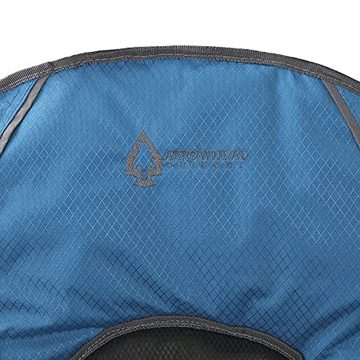 ARROWHEAD OUTDOOR Portable Folding Camping Quad Chair w/ 4-Can Cooler, Cup-Holder, Heavy-Duty Carrying Bag, Padded Armrests, Supports up to 330lbs