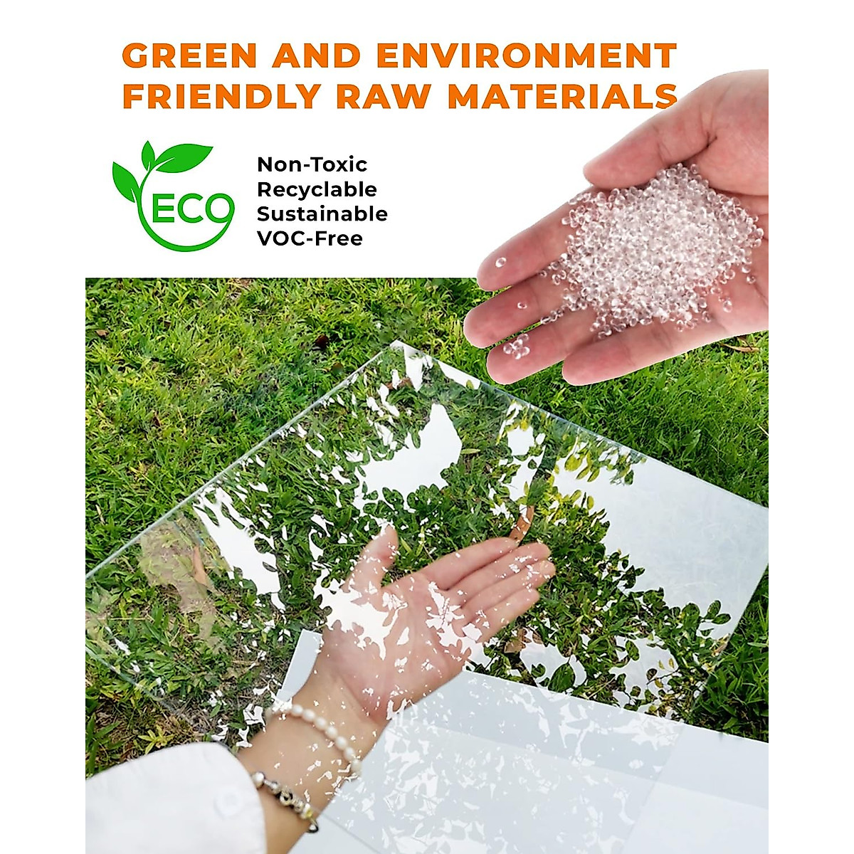 Falken Design Acrylic Plexiglass Sheet, Clear, 10" x 28" x 1/12"