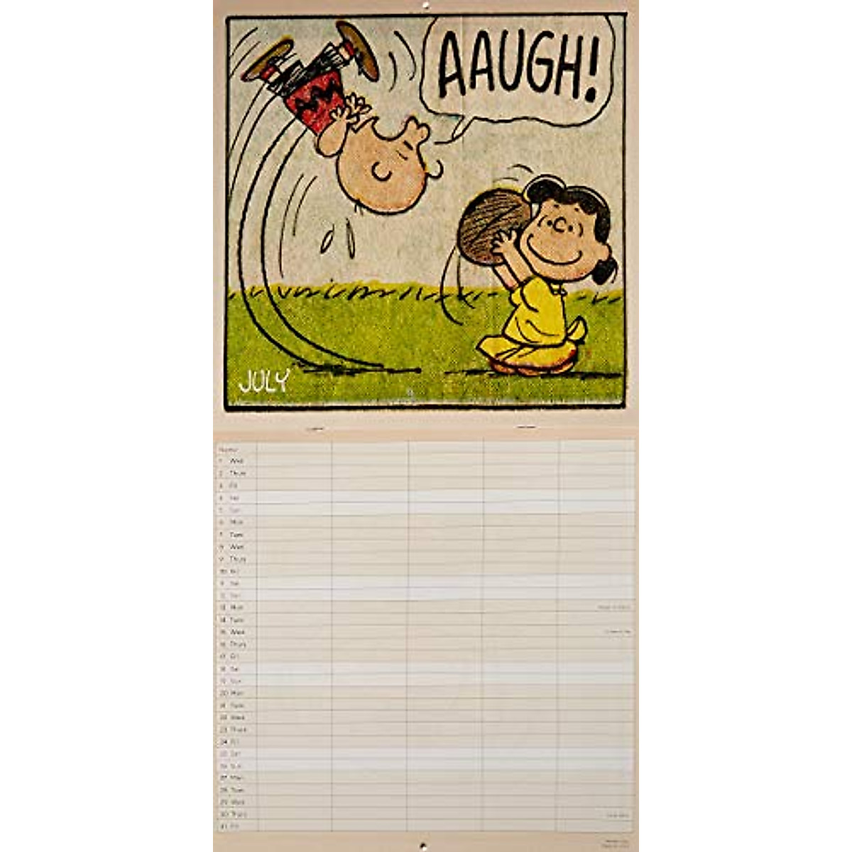 Peanuts 2020 Wall Calendar