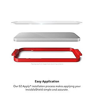 ZAGG InvisibleShield Glass Elite VisionGuard Screen Protector for Apple iPhone 14/ 13/ 13 Pro - 5X Stronger, Blue-Light Protection, Anti-Fingerprint Technology, Easy to Install