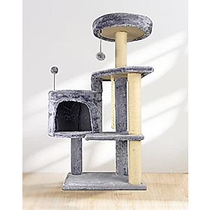 TINWEIUS 01A Cat Tree Scratching Toy Activity Centre Cat Tower Furniture Scratching Post