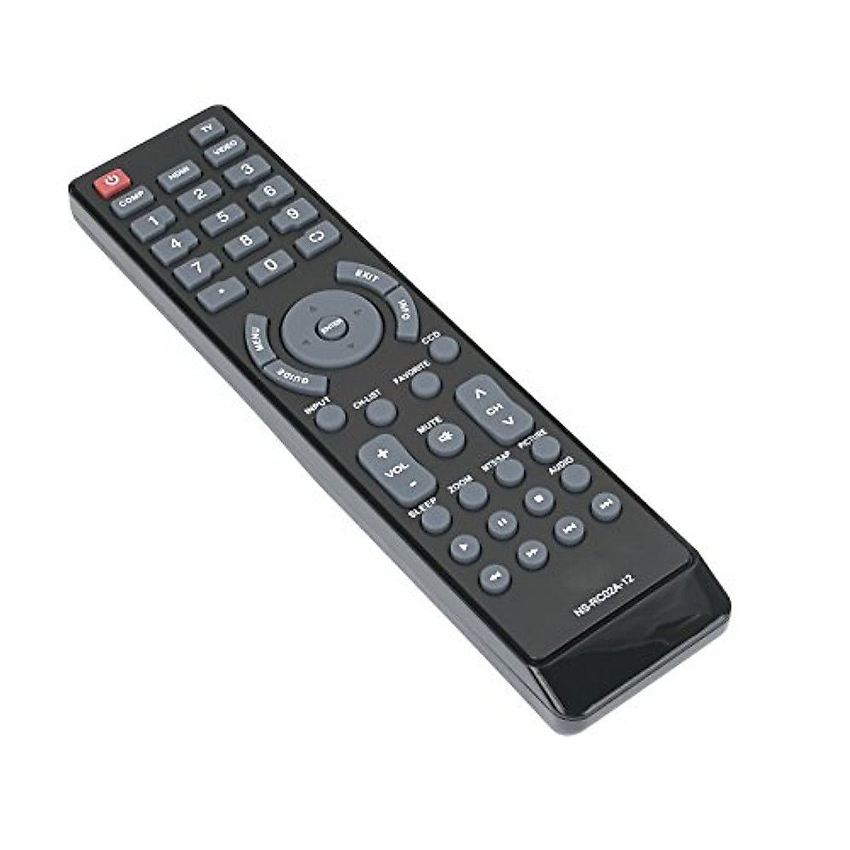 New Replace Remote Control NS-RC02A-12 fit for Insignia TV XNS-42L780A12 NS55L780A12 NS-55L780A12 NS-46L780A12 NS-42L780A12 NS55L780A12 NS46L780A12 NS42L780A12 NSRC02A12 NS-37L760A12 NS-46E790A12
