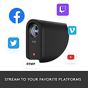 Logitech for Creators Mevo Start 3-Pack Wireless Live Streaming Cameras, for Multi-Camera HD Video,App Control and Stream via Smartphone or Wi-Fi