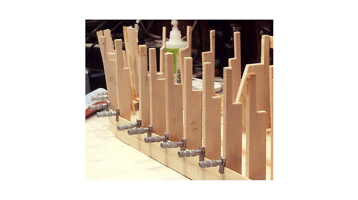 Micro-Mark 10-Piece Planking Clamp Set for Model Ships