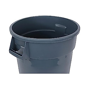 Boardwalk 32Glwrgra Round Waste Receptacle Lldpe 32 Gal Gray