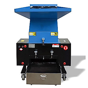 HayWHNKN Plastic Shredder Crusher 2.2KW Heavy Duty Disintegrator Electric Chipper Granulator Plastic Bottle Cardboard Grinder Mill Rubber Bone Wood Crusher 220V