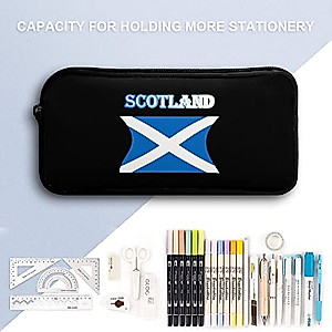 Scotland Flag Pencil Case Pencil Pouch Coin Pouch Cosmetic Bag Office Stationery Organizer