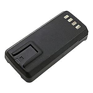 Replacement Battery for Motorola CP185 CP1200 CP1300 CP1600, fits Part No PMNN4476A PMNN4082 PMNN4081AR, 7.5V 2600mAh