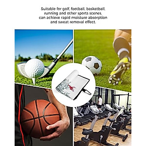 Golf Towel Christmas Reindeer Cardinal Cedar,Waffle Pattern Microfiber Club Cleaner Golf Towels with Carabiner Clip for Women Men Dad,Xmas Animal Plant Silhouette Golf Towel for Golf Bags,24x16in