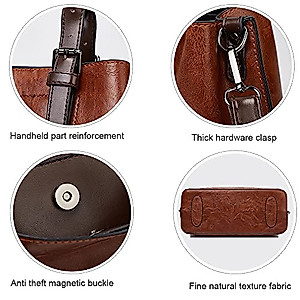 KKP Versatile handbag High texture women's large capacity single shoulder messenger bag-Claret