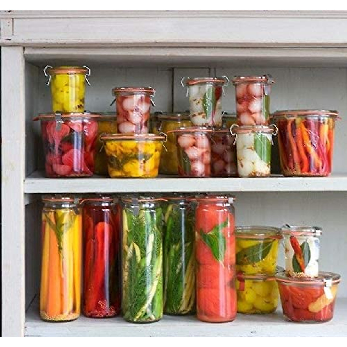 Weck Jars 908 1 Liter - Pack of 2 Glass Jars