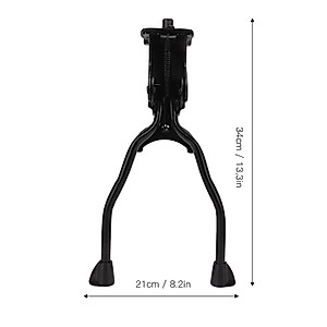 BuyWeek Bike Kickstand, Adjustable Foldable Bicycle Kickstand Mountain Bike Triangle Double Leg Foot Support for Mountain Road Bike