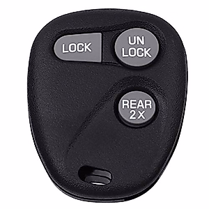 ECCPP X 1 Keyless Entry Remote Key Fob Replacement for 1997-02 for Chevy for GMC for Oldsmobile Express/Sonoma/for Astro/for Suburban 1500/for Tahoe/Yukon/Jimmy/Savana/Bravada FCC 167901-5 16245100-29
