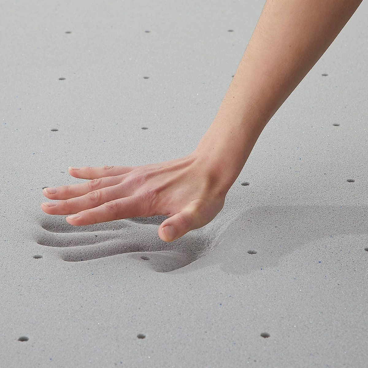 Dr. Oz Good Life Say Goodnight Memory Foam Mattress Topper California King Size, Gray (OZGL30CK30BGT)