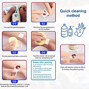 National Flag Tattoo Sticker, BOLOMORO Upgraded Temporary Fake Tattoos Kit for Kids Adults World Football Cup Match Party Parade (Portugal)