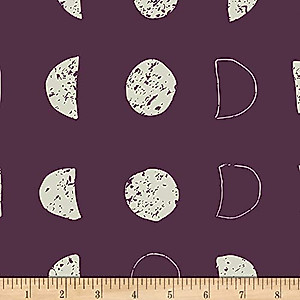 Art Gallery Fabrics Art Gallery Nightfall Lunation Dark Fabric, Purple