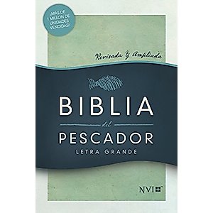 Nueva Versión Internacional Biblia del Pescador, letra grande, verde tapa dura | NVI Fisher of Men Bible, Large Print, Green, Hardcover (Spanish Edition)