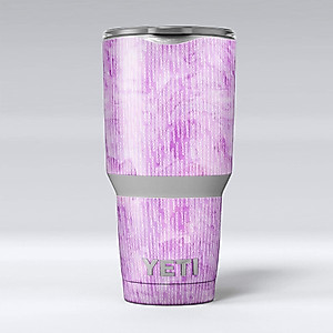 Design Skinz Pink Grunge Surface with Microscopic Matter - Skin Decal Vinyl Wrap Kit Compatible with The Yeti Rambler Cooler Tumbler Cups