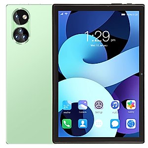Tablet 10.1 Inch Android 11 Tablets, 4GB RAM 128GB ROM Octa Core Tablets with Dual Cameras, 128GB Expandable, Dual Card Slot Dual WIFI, Large Capacity Battery, 5MP Front and 8MP Rear Cameras(Green)