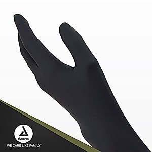 Dynarex Black Arrow Disposable Latex Exam Gloves, Powder-Free, Used in Healthcare and Professional Settings, Law Enforcement, Tattoo, Salon or Spa, Black, Extra-Large, 1 Box of 100 Gloves