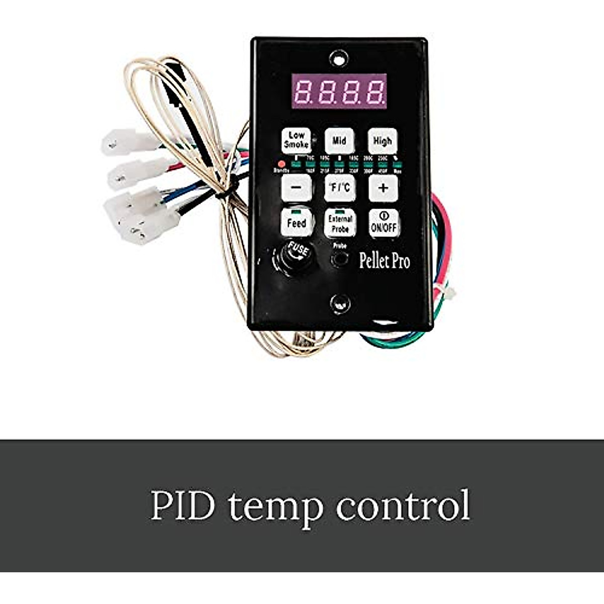 Pellet Pro® Elite Pellet Grill Hopper Assembly with PID Temp Control- 12 inch Hopper