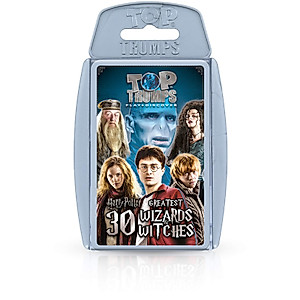 Top Trumps Card Game Harry Potter 30 Wizard Witches - Family Games For Kids and Adults - Learning Games - Kids Card Games for 2 Players and more - Kid War Games - Card Wars - For 6 plus kids