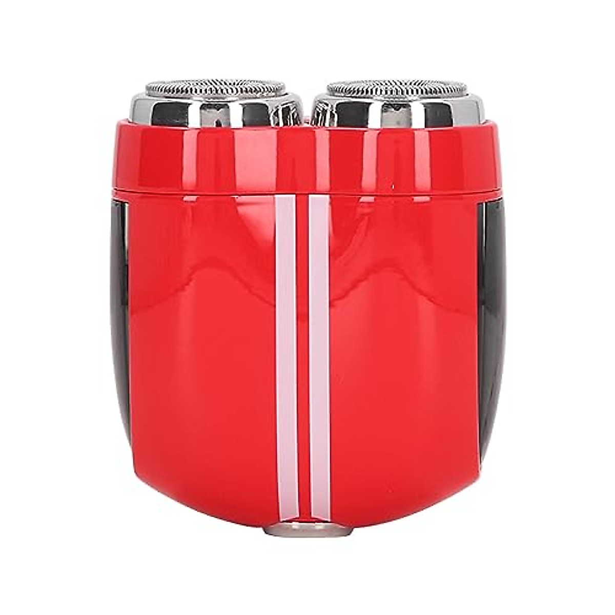 Electric Beard Trimmer, Zinc Alloy Mini Electric Shaver IPX7 Wet and Dry Dual Use for Traveling (Red)