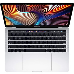 2019 Apple MacBook Pro with 1.7GHz Intel Core i7 (13-inch, 16GB RAM, 512GB SSD Storage) (QWERTY English) Silver (Renewed)