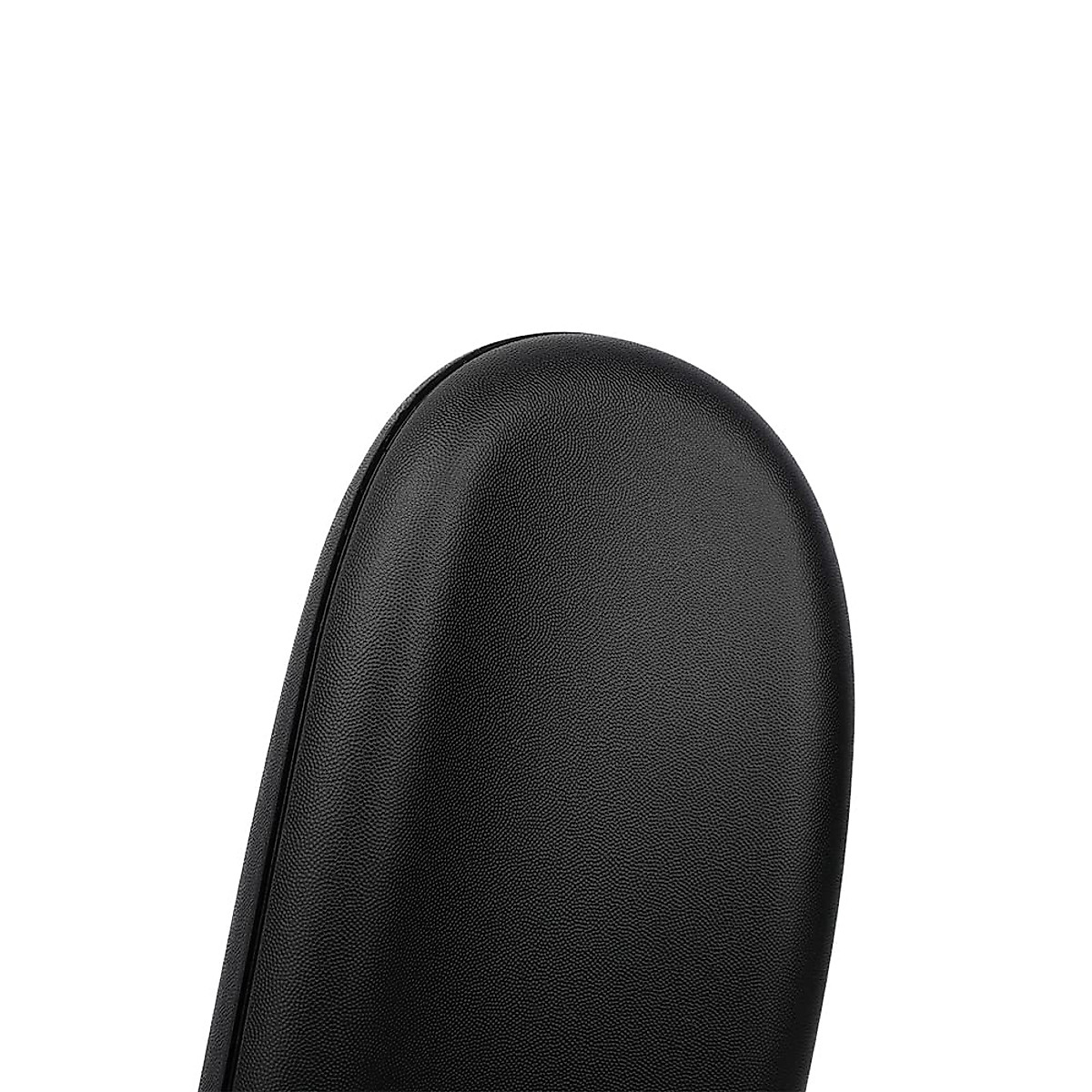 ALUCSET 10" Long x 4" Wide Office Chair Replacement Armrest Arm Pads Caps Univeral 4" 5.5" Mounting Hole Office Chair Parts 1 Pair (Black, Set of 2)