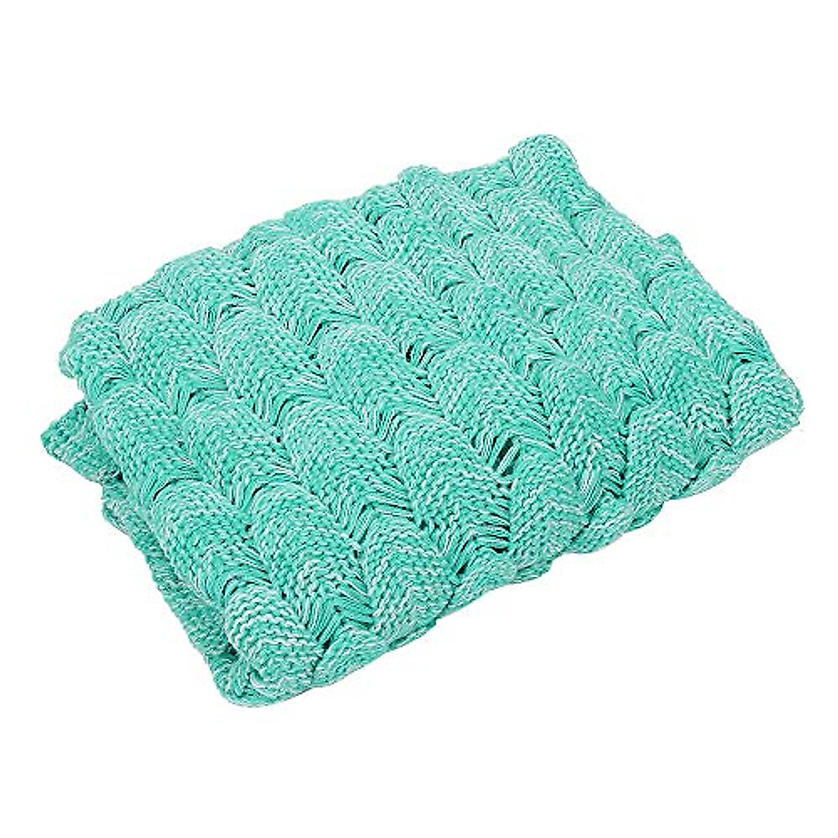 AmyHomie Mermaid Tail Blanket, Soft Crochet Sleeping Bag Blanket for Kids Adults, Mermaid Gift for Girls(ScaleMint,Kids)