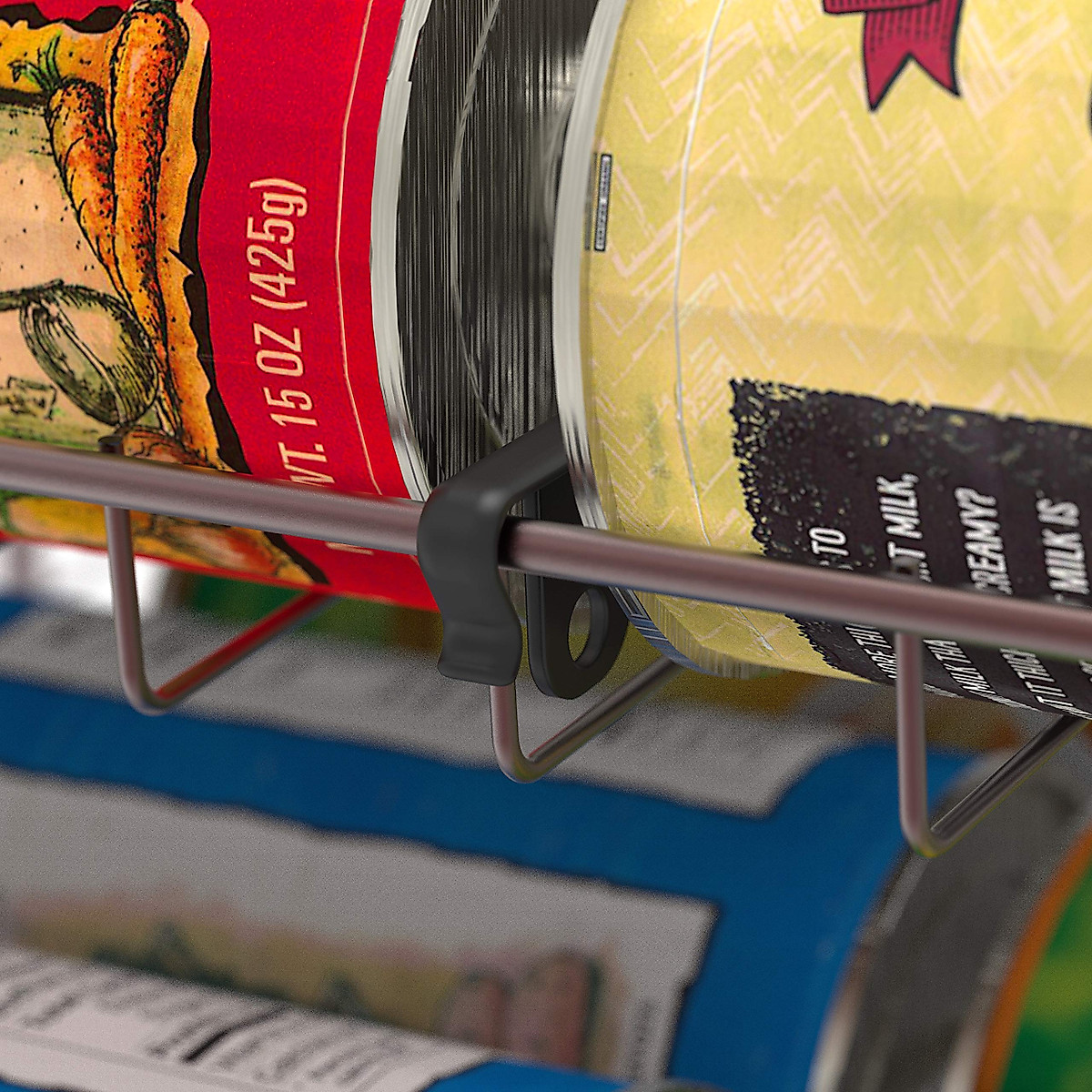 SimpleHouseware Stackable Can Rack Organizer, Bronze