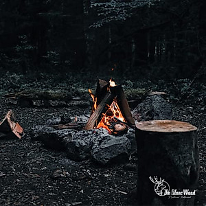 The Blanc Wood Fatwood Sticks | Natural & Waterproof fire Starter | Fire Starter for Grills, stoves, fireplaces, and Bonfires | Light Strong, Long-Lasting Fires | 10 Lbs Box