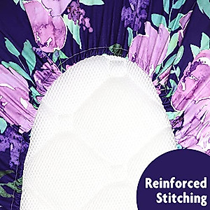 Baby Changing Pad Cover and Bassinet Sheet Girl,Diaper Changing Mat Cover Newborn Sheet Purlple Flower