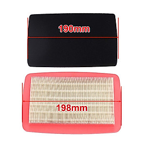 Mengxiang 544271501 512652001 Air Filter fit for Redmax EBZ8000 EBZ8001 EBZ8001RH EBZ8050 EBZ8050RH EBZ8500 EBZ8500RH Husq-varna 170BF 180BF 180BT 370BFS 380BFS 570BFS 580BFS Rep T4012-82310