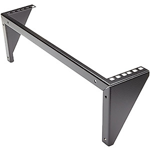 StarTech.com 2U Vertical Wall Mount Patch Panel Bracket - Steel Rack Mount Bracket w/Hardware for 19" Network, Server and Data Equipment , TAA (RK219WALLV)