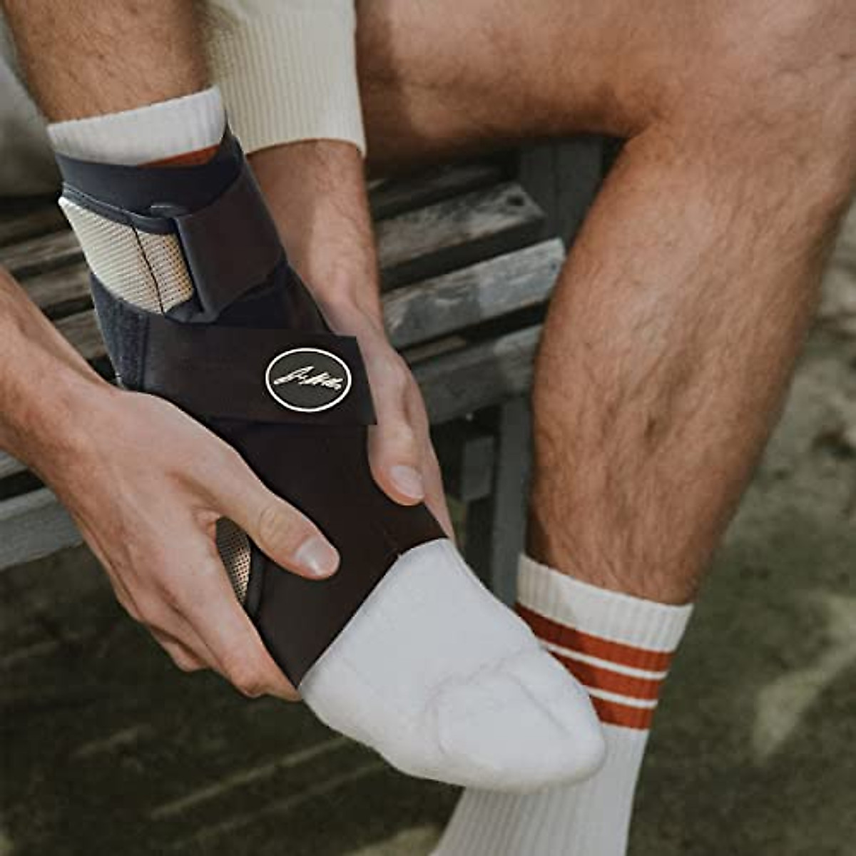 Doctor Developed Ankle Brace for Sprained Ankle, Support Stabilizer Splint for Injured Foot – Foot Brace/ Achilles & Peroneal Tendonitis – Ankle Brace For Women / Men (Medium, Single, Left)