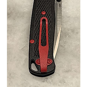 Titanium Deep Pocket Clip & Handle Screws For Benchmade Bugout 535 & Bailout 537